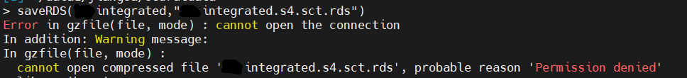 R中Error in gzfile(file, mode) : cannot open the connection“Permission denied”-CSDN博客