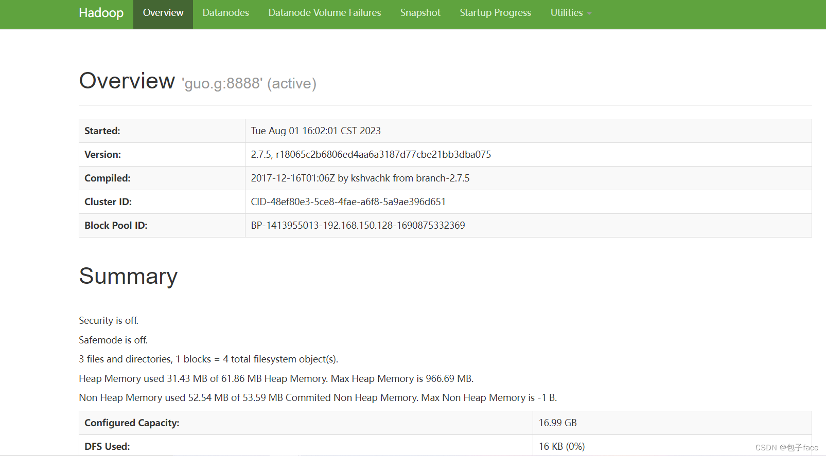1.hadoop单机版安装和指令记录_hdfs 单机安装-CSDN博客