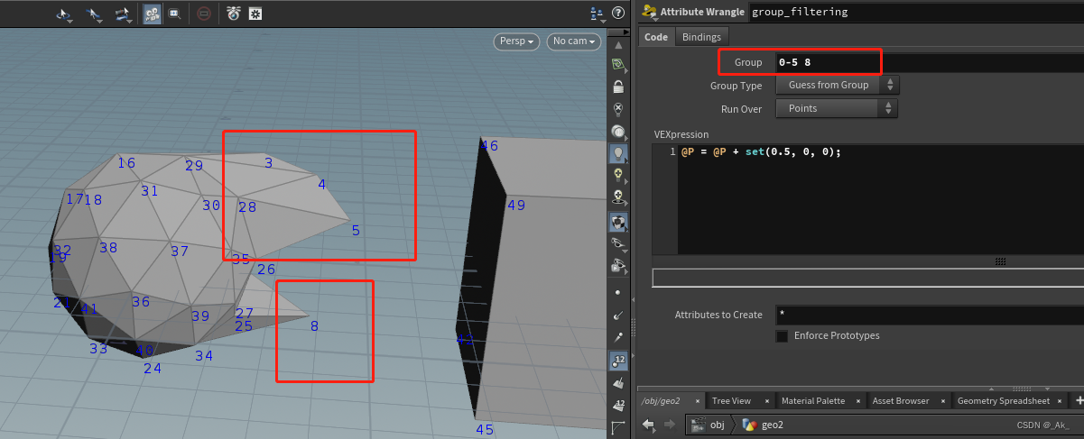 HoudiniVex笔记_P2_GroupBase组基础_vex工程笔记-CSDN博客