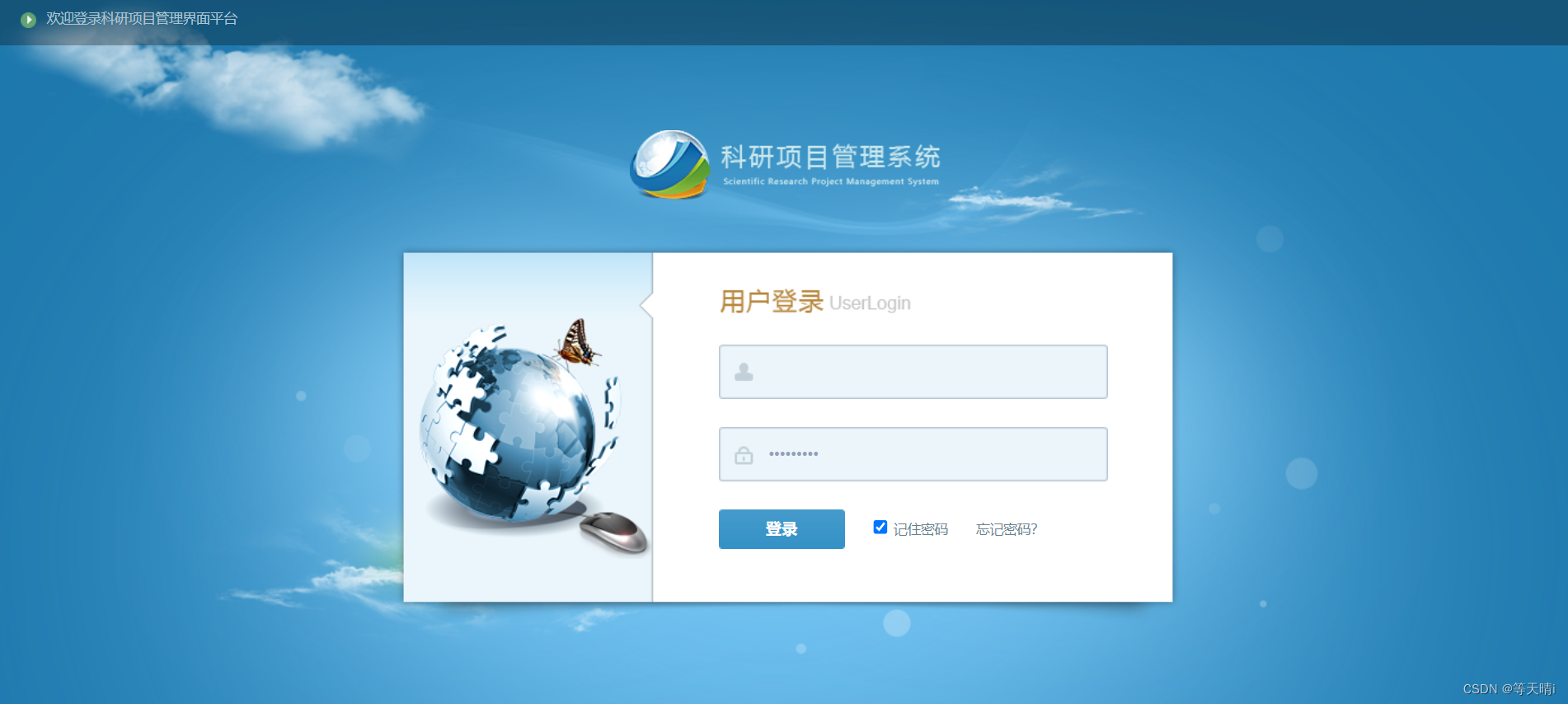 基于java Web的科研项目管理系统设计与实现 Csdn博客