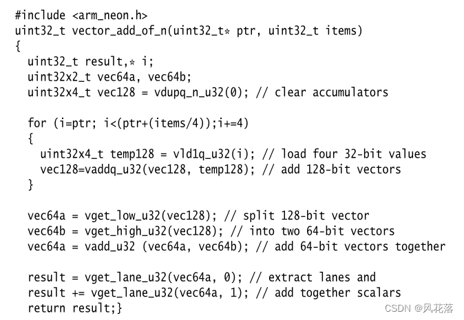 NEON学习笔记（2）NEON Intrinsics-CSDN博客