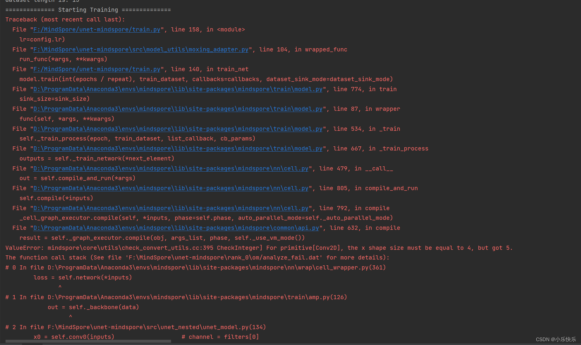 Mindspore 自定义数据报错for Conv2d The Pad Must Be Zero When Pad Mode I Csdn博客