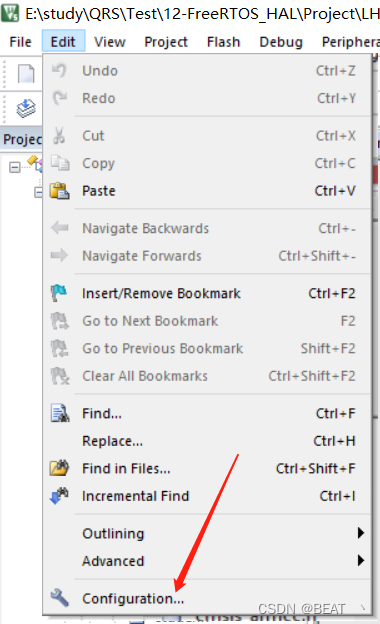 【KEIL MDK使用AStyle程序格式化操作】_keil代码格式化快捷键-CSDN博客