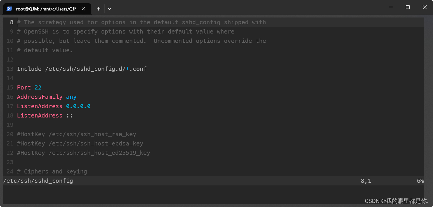 使用SSH终端连接WSL_通过ssh登录wsl-CSDN博客