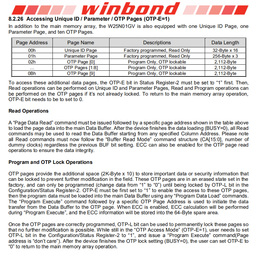 Openwrt读取spi-nand协议Flash芯片UniqueID（华邦为例）_flash有唯一id吗-CSDN博客