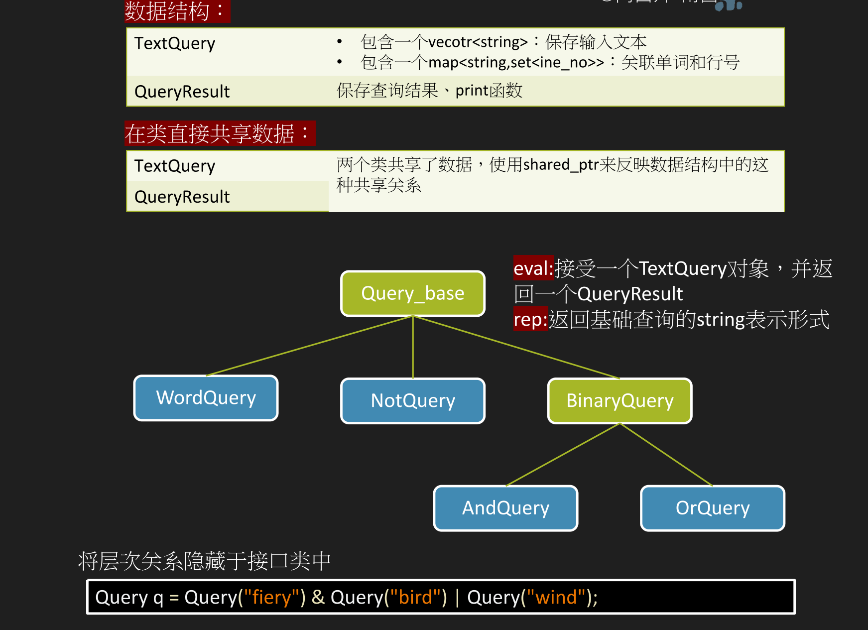 【C++ Primer】15.9 文本查询程序再谈 TextQuery_textquerytype-CSDN博客