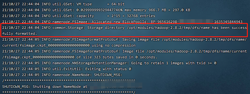 格式化 NameNode 提示 SHUTDOWN_MSG: Shutting down NameNode at xxx/xxx.xxx.xxx.xxx-CSDN博客