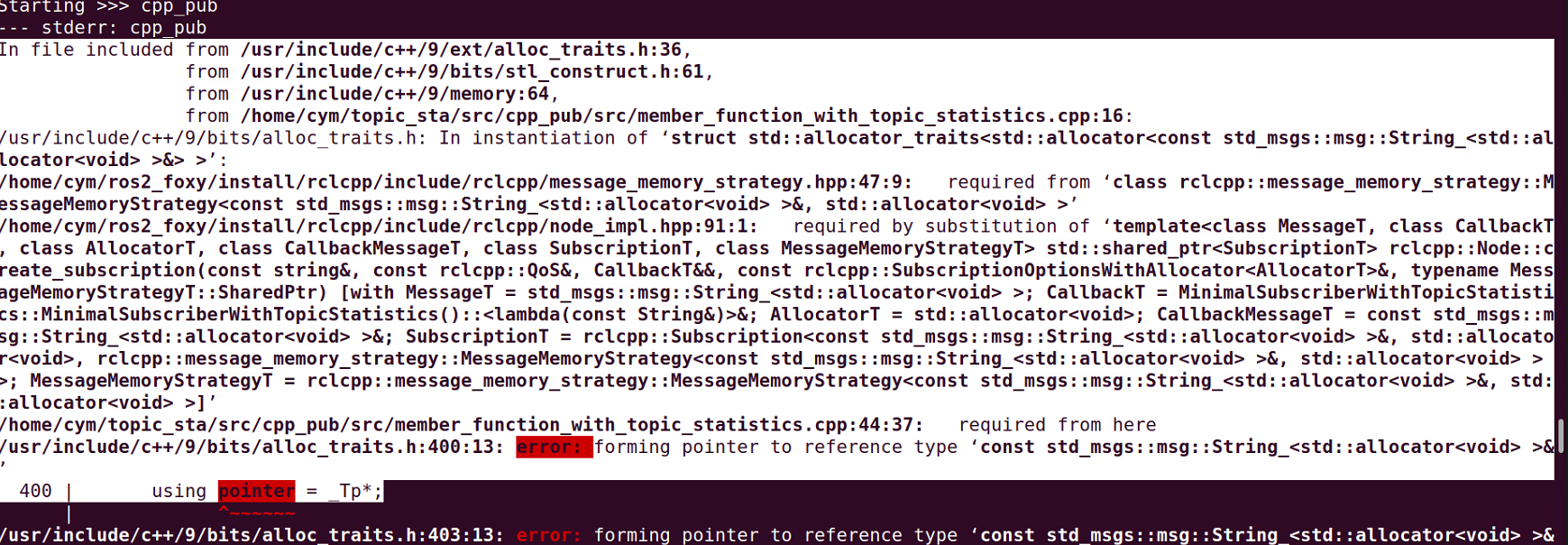 ROS2 Topic-Statistics-Tutorial编译出错_ros2 cannot import name 'topicstatistics-CSDN博客