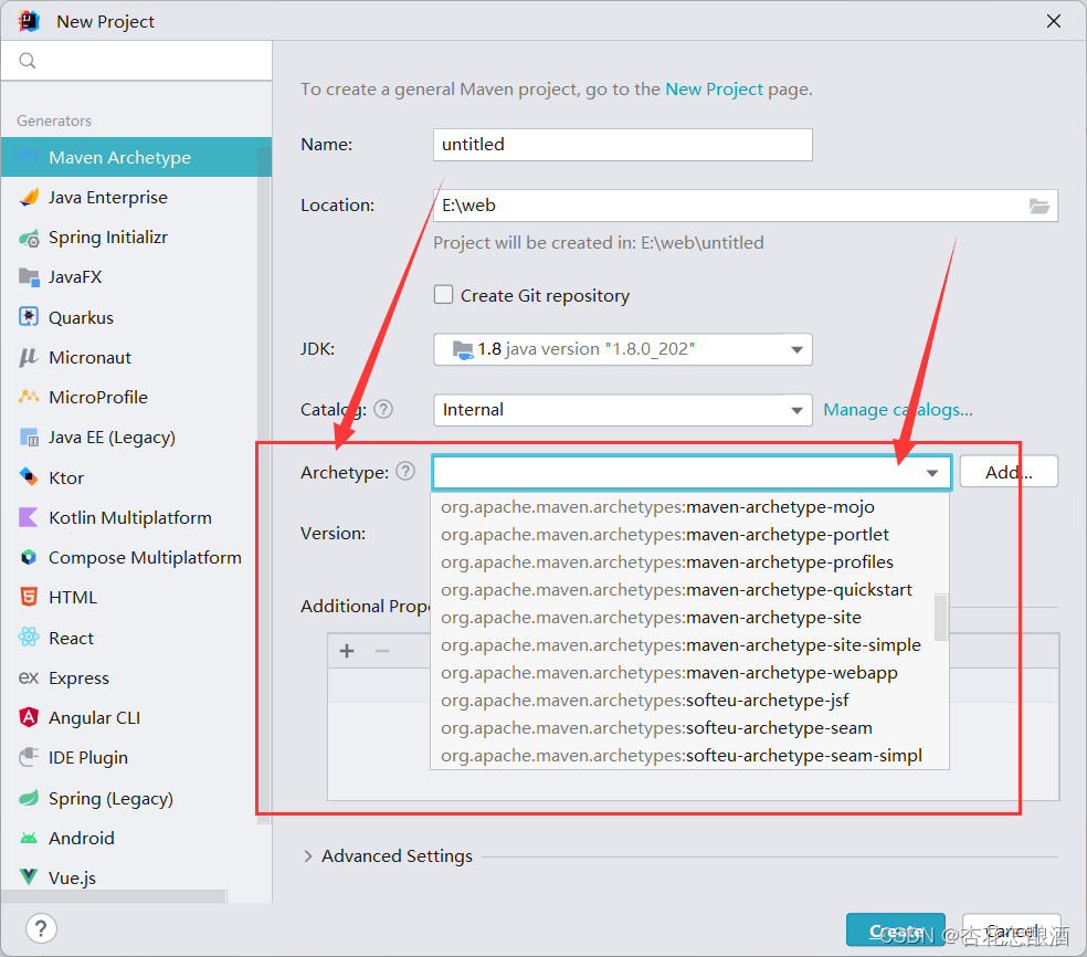 Maven的Archetype之maven常用的模板简介 idea2022新建maven简单项目_maven模板怎么选-CSDN博客