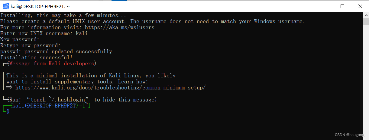 windows系统安装kali_kali windows-CSDN博客