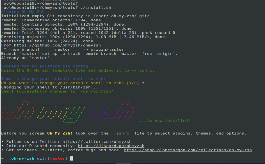 安装oh-my-zsh报错fatal: gnutls_handshake() failed: Error in the pull function的解决办法_fatal:unable to ...