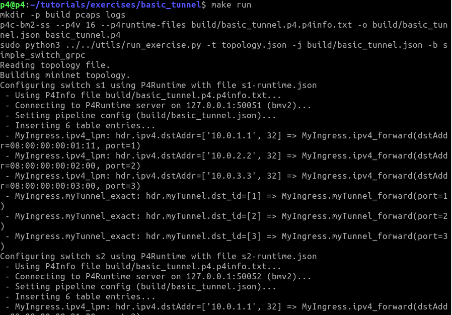 【P4lang】P4数据平面编程实验basic_tunnel_basic tunnel-CSDN博客