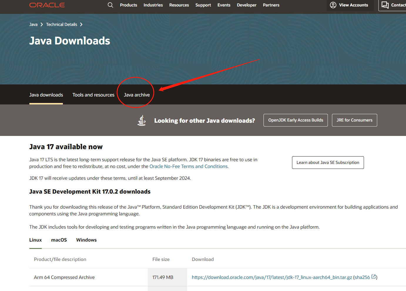 2024年甲骨文新版官网下载JavaSDK各个版本的方法_甲骨文官网-CSDN博客