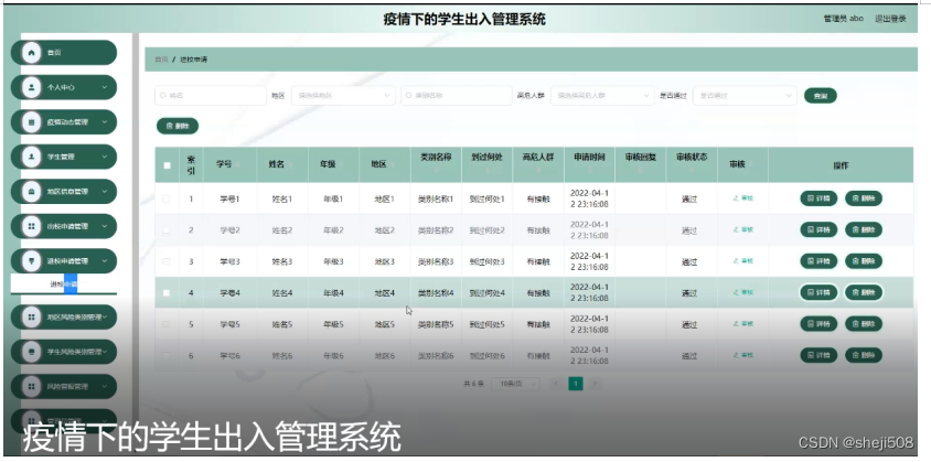 Python Django毕业设计疫情下的学生出入管理系统(程序lw怎么运用python Diango实现一个校园进出管理系统 Csdn博客