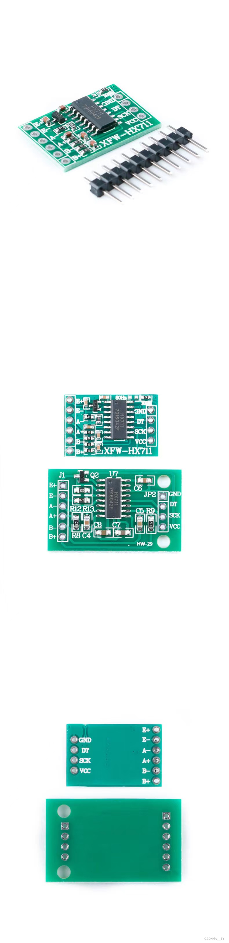 基于stm32f103c8t6的HX711称重传感器快速上手-CSDN博客