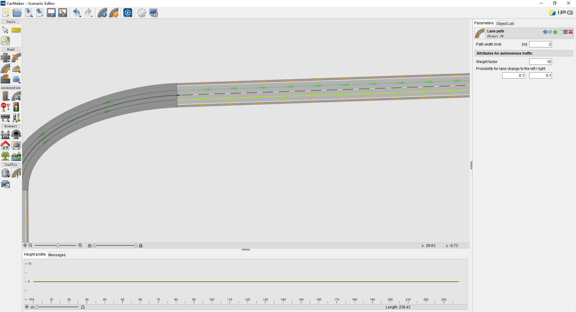 【CarMaker学习笔记】手把手教你搭建一个闭环道路并运行车辆_carmake 场景搭建-CSDN博客