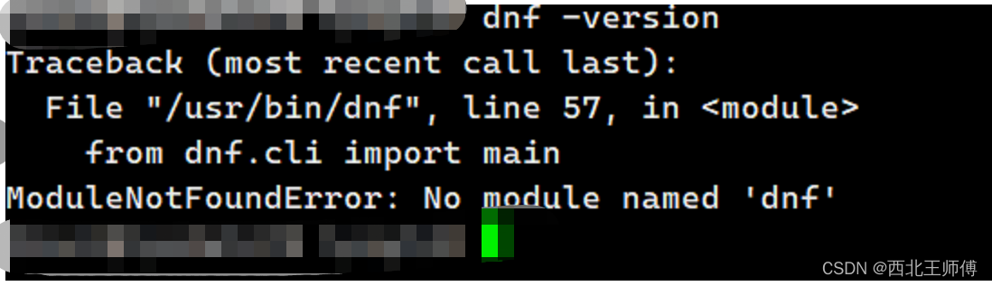 麒麟服务器 ModuleNotFoundError: No module named ‘dnf‘_modulenotfounderror: no module named 'dnf-CSDN博客