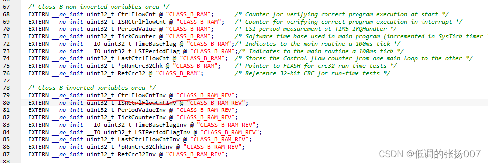 关于STM32的ClassB移植后的RAM自检导致控制流计数器损坏问题（已解决）_stm32 class b-CSDN博客