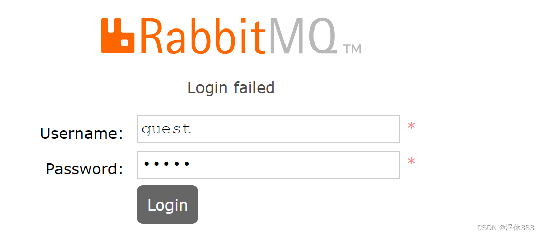 RabbitMQWeb管理界面及授权操作_rabbitmq登录界面-CSDN博客
