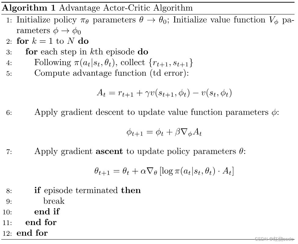 A2C算法_a2c伪代码-CSDN博客