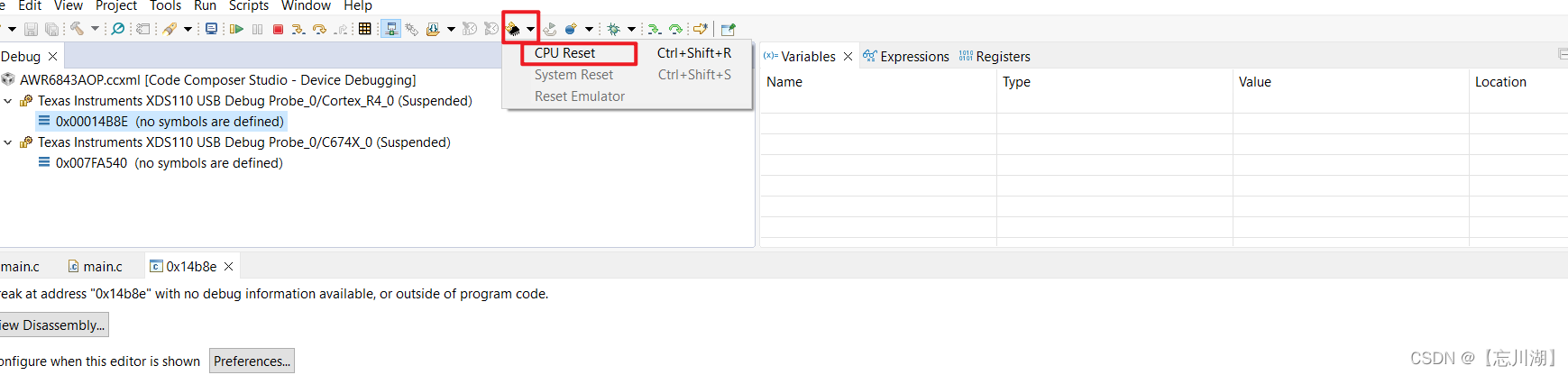使用CCS12创建一个毫米波雷达的工程并调试(AWR6843AOP)_ccs12使用教程-CSDN博客