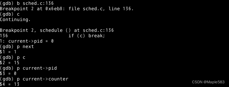课堂练习34：进程的切换第1关第一次进程切换过程分析 Csdn博客