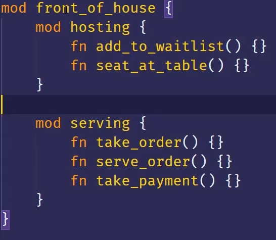 Rust-Package,Crate,Module，path,公有私有，use关键字，将模块拆分为不同文件_rust crate package-CSDN博客
