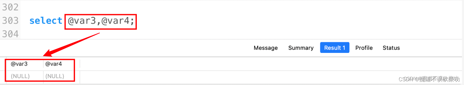MySQL 中 declare 声明的局部变量和 @var 会话变量的使用介绍_mysql declare-CSDN博客