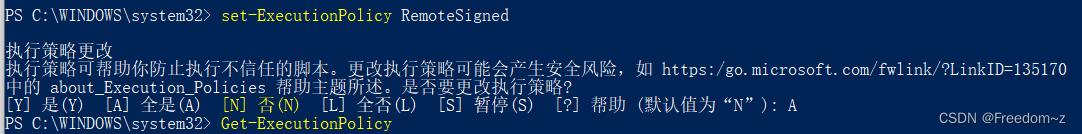 VScode输入json-server --watch db.json出现（系统上禁止运行脚本：提示：https:/g o.microsoft ...