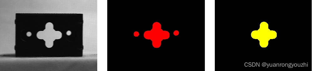 Halcon区域形状特征-area_center、area_holes、select_shape、inner_circle和smallest_rectangle2算子_areacenter ...