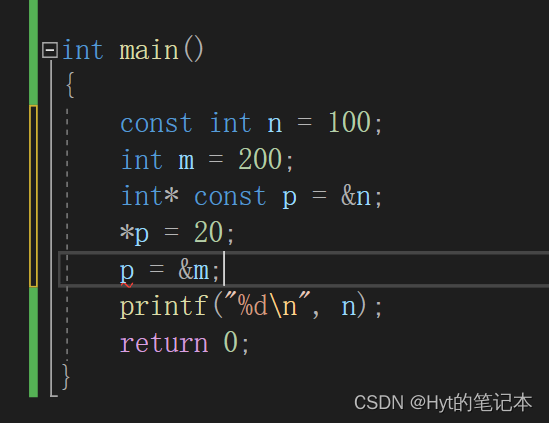 const int* p 与 int* const p的区别-CSDN博客