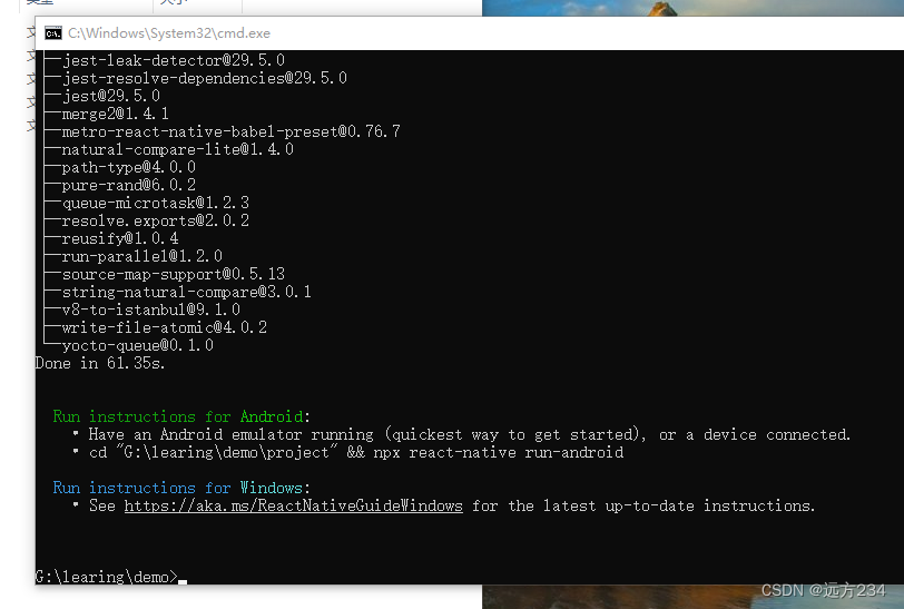 最新版react-native环境配置，详细版！_react环境配置-CSDN博客