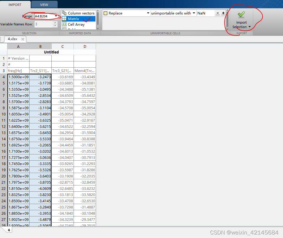 如何将excel数据导入matlab中,并绘制关系图excel导入matlab Csdn博客