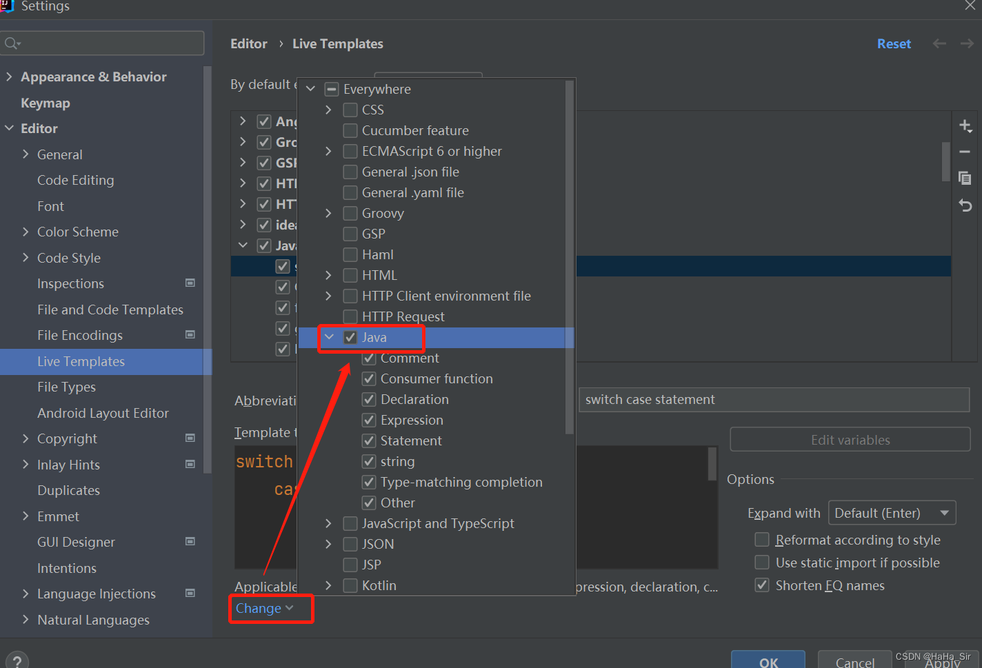 idea switch 没有自动提示 Idea switch 语句设置自动提示 Idea 配置switch语句快捷键 swi idea常用快捷键设置_idea switch case快捷键 ...