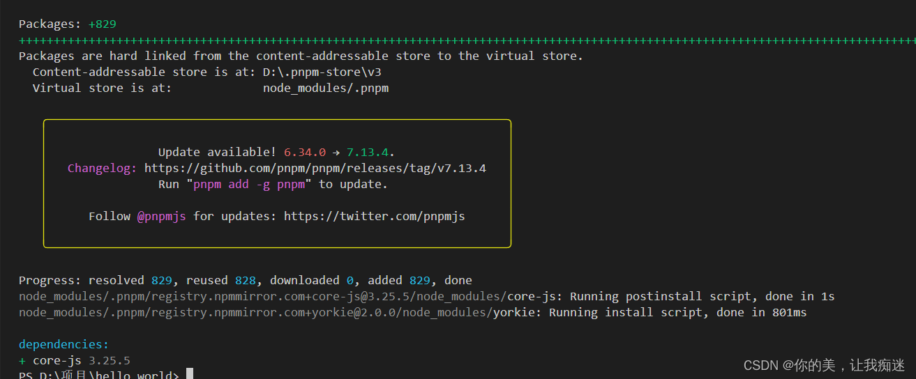 vscode无法运行cnpm，pnpm,yarn_vscode 运行pnpm-CSDN博客