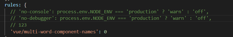 报错：error Component name “XX“ should always be multi-word &&[vue-router] uncaught error during ...