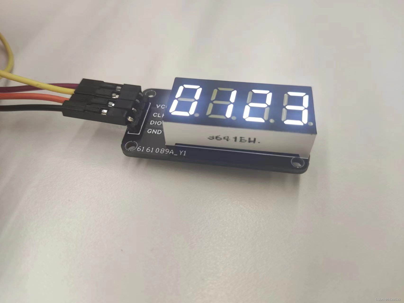 4位共阳数码管_驱动芯片TM1637_软硬件设计-CSDN博客