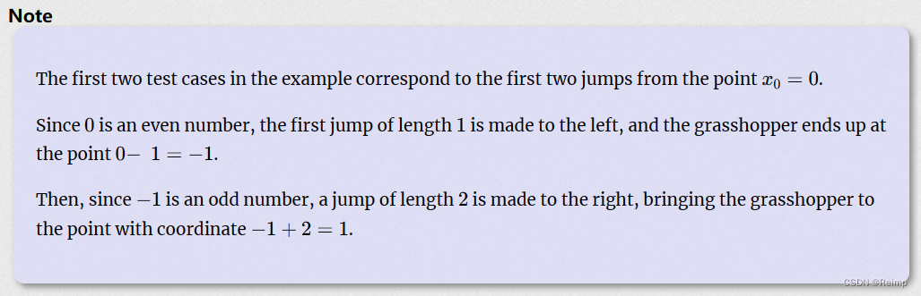 B - Odd Grasshopper（奇怪的蚱蜢）_grasshopper余数函数-CSDN博客