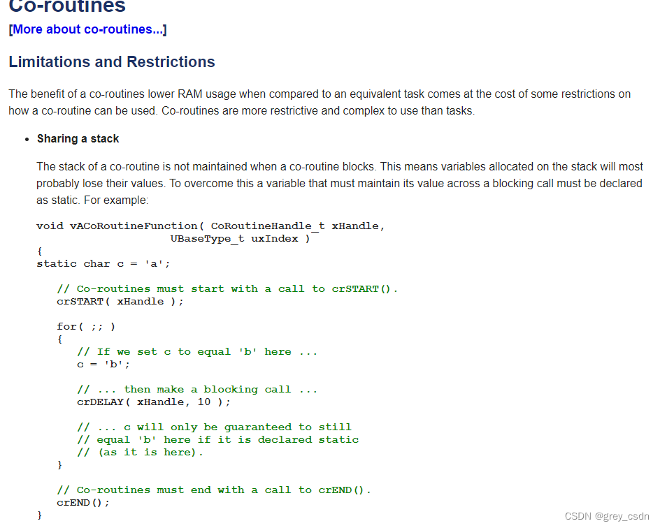 1302_FreeRTOS中CoRoutine设计实现分析_freertos coroutine-CSDN博客