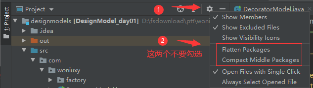 IntelliJ IDEA 左侧Project固定，包名层级结构显示方式_dock pinned-CSDN博客