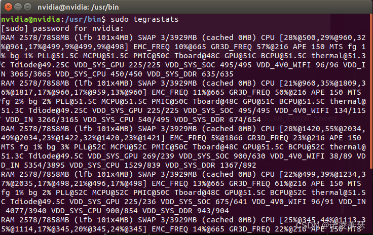 TX2记录CPU、GPU等使用情况_tegrastats-CSDN博客