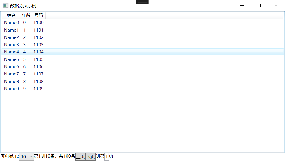 Wpf——实现mvvm模式的数据分页栏wpf Mvvm分页案例 Csdn博客