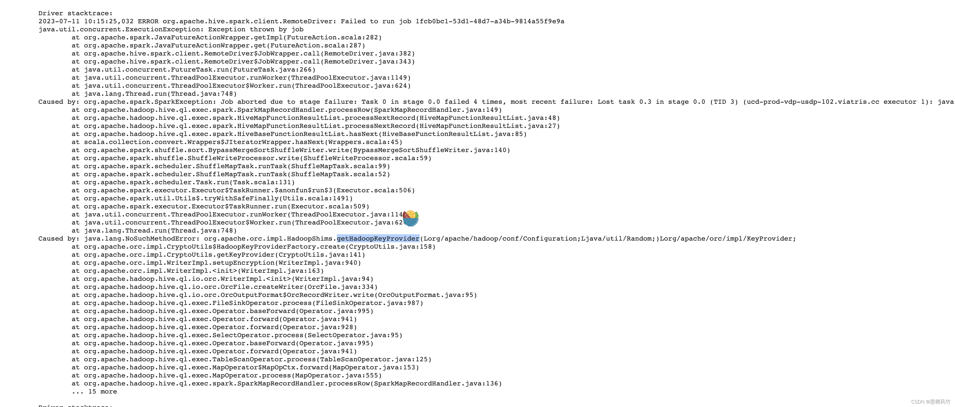 hive-exec 3.1.3和orc 的1.6.14版本不兼容_hive-exec 含orc-core-CSDN博客