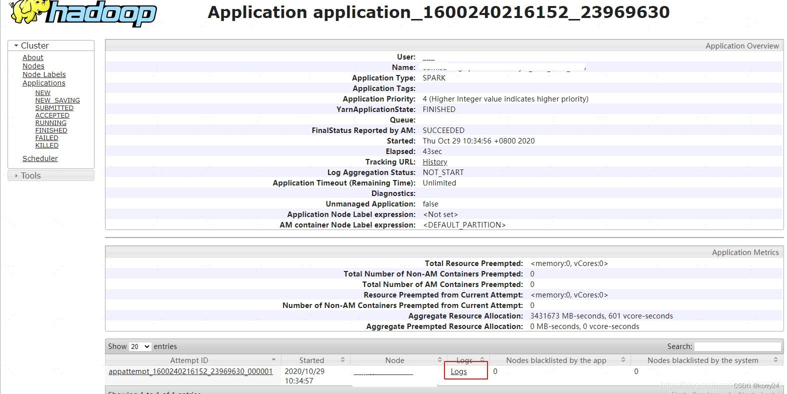 Spark on Yarn Run log View - Programmer Sought