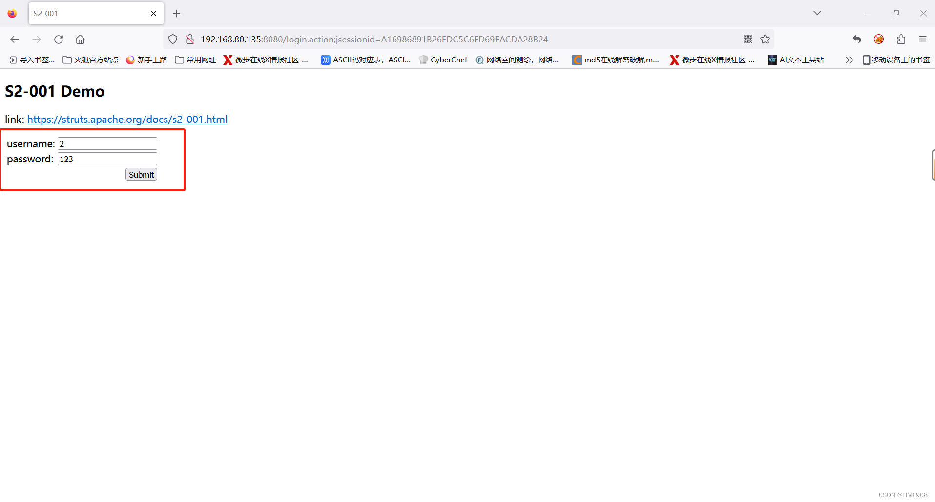 Struts2漏洞 （S2-001）漏洞原理及复现_s2-001复现-CSDN博客