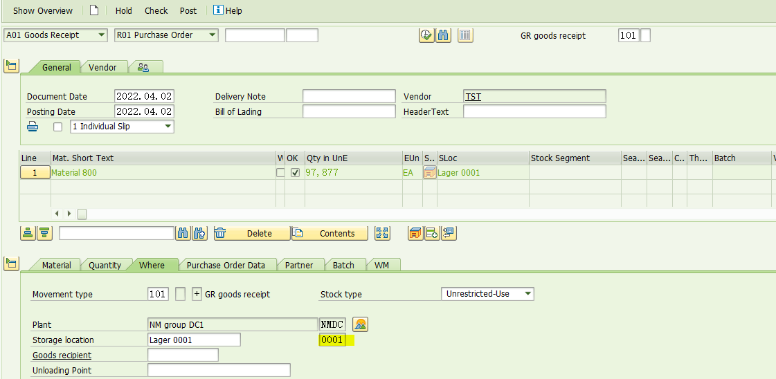 SAP WM 使用Storage Location Reference实现IM层面的存储地点和WM层面的存储类型之间的软关联_sap ewm ...