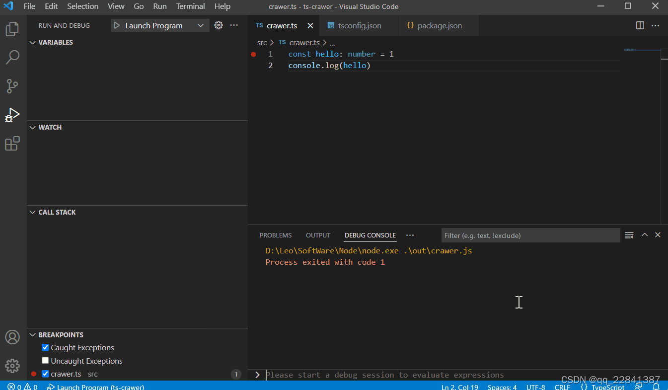 Typescript文件调试【vscode使用,debug】typescript Debug Csdn博客
