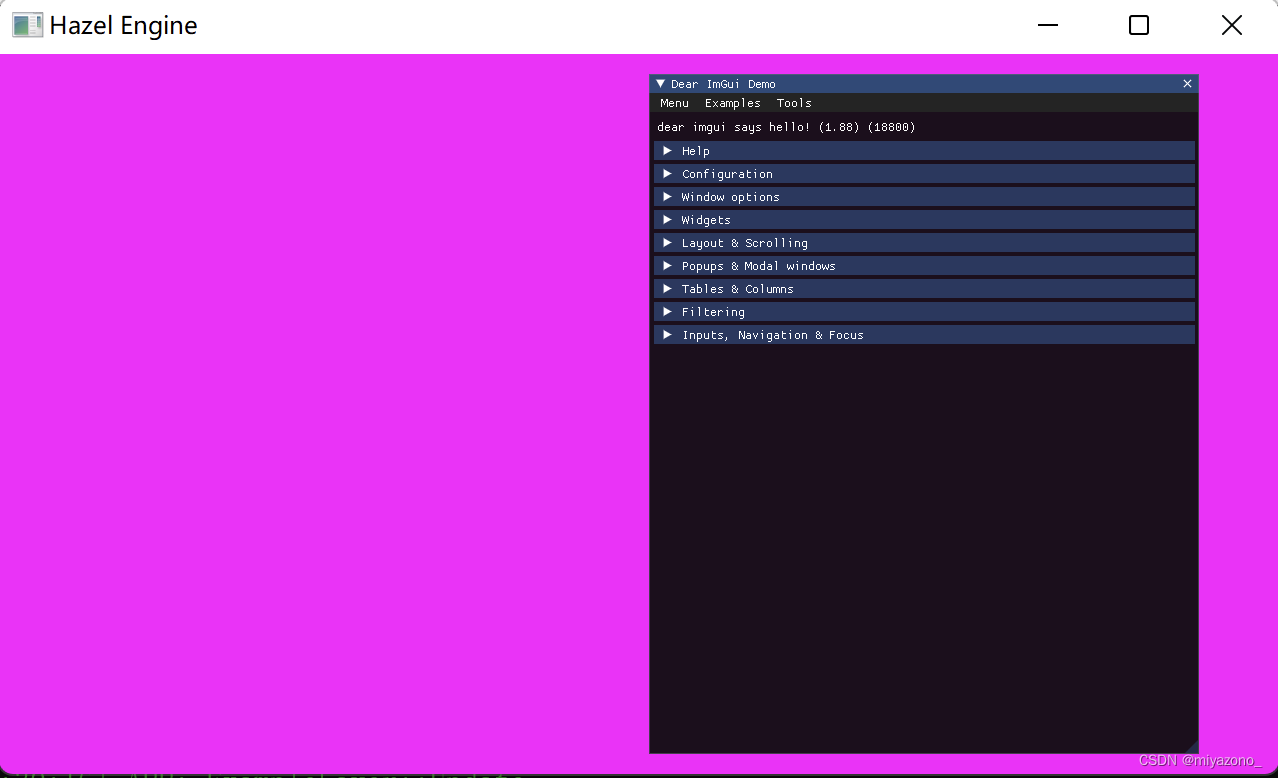 HazelEngine 学习记录 - ImGui_hazel engine-CSDN博客