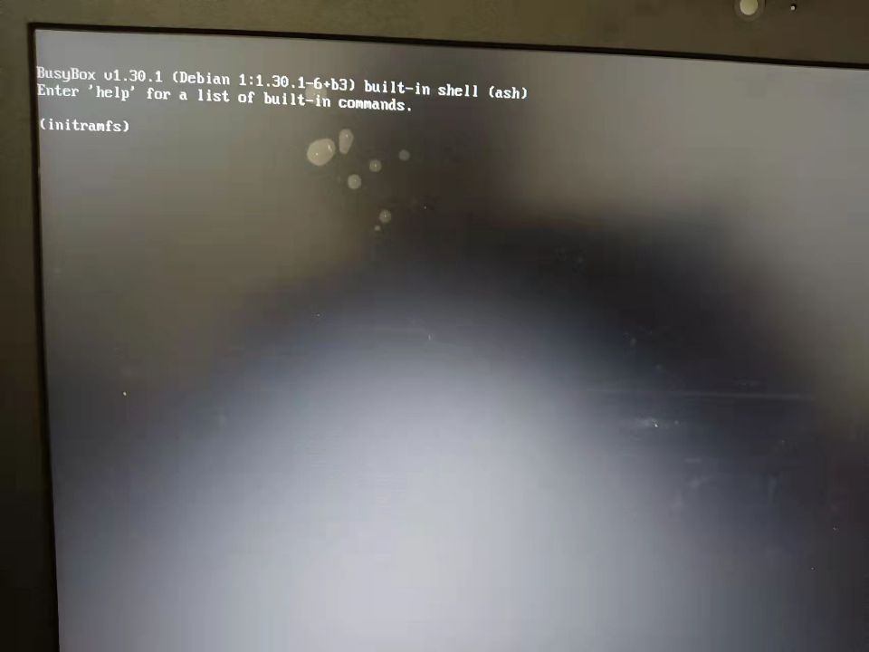 Debian系统开机显示BusyBox v1.30.1(Debian 1:1.30.1-6+b3) built-in shell(ash) 解决方法_busybox v1.30.1 ...